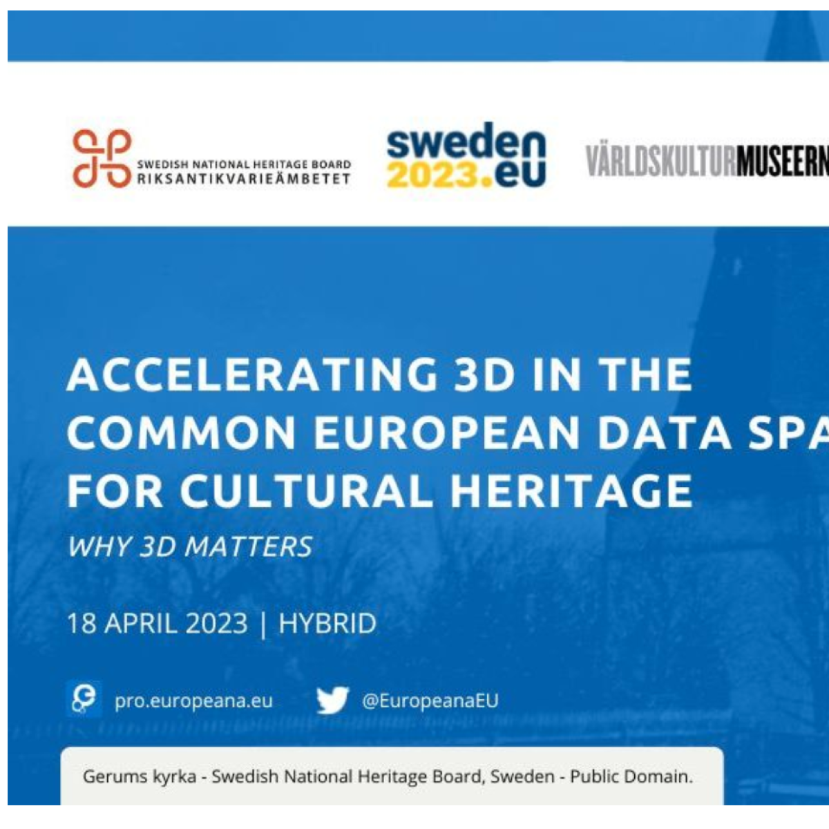 Europeana Conference - accelerating 3D | Archives Portal Europe